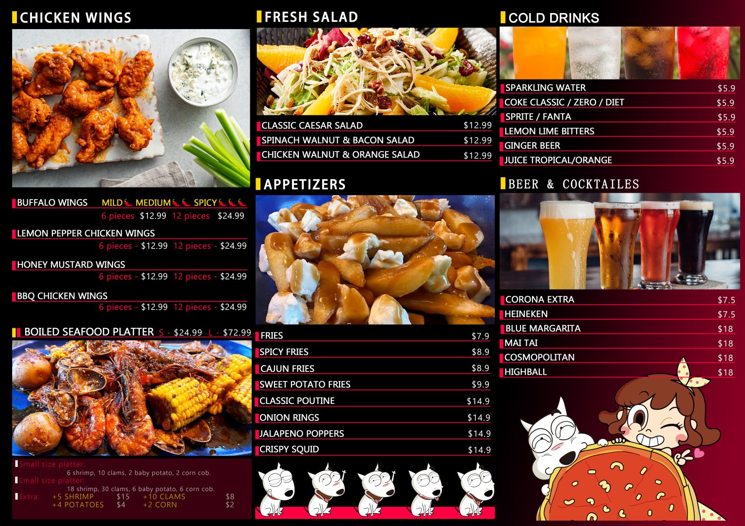 Menu – Yummy Box Restaurant and Bar