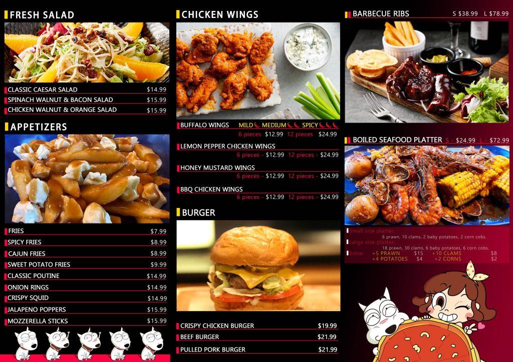 Menu – Yummy Box Restaurant and Bar